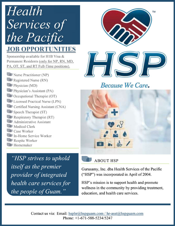 Careers | HSP - Health Services of the Pacific